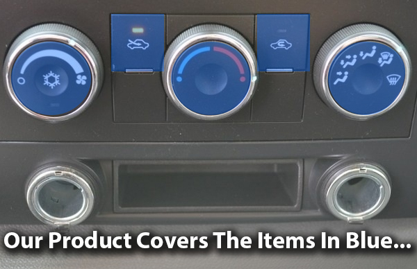 2007 – 2013 GM A/C Single Zone Climate Control